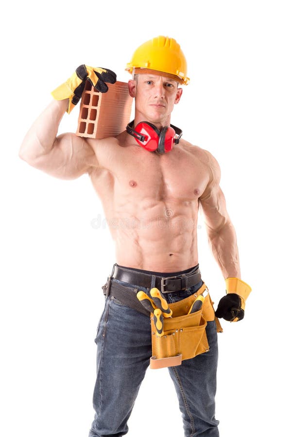 Fit muscular man posing stock image. Image of jeans, building - 95095943