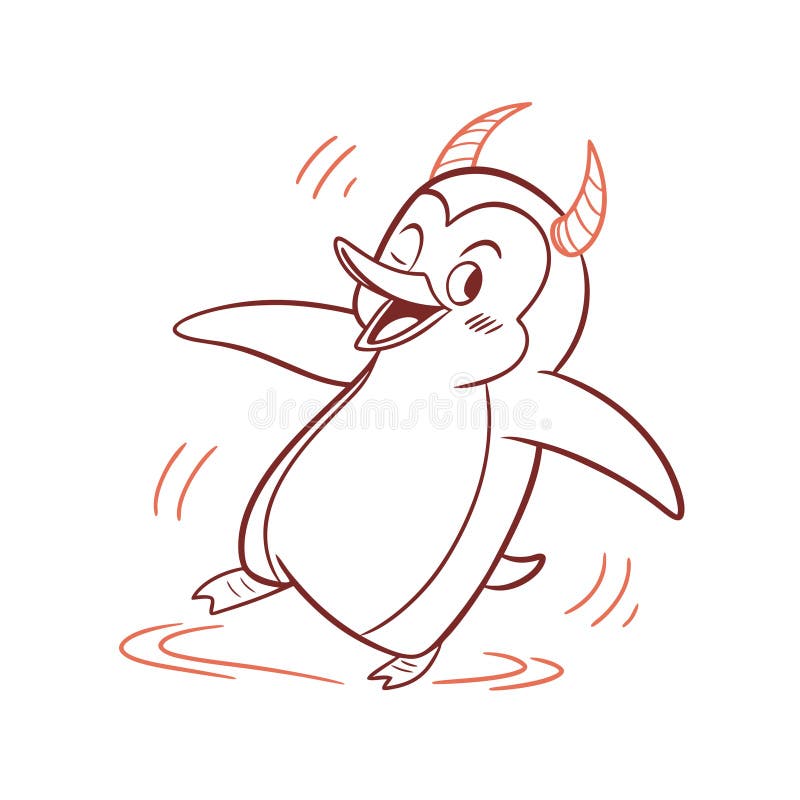 Fit Penguin Restoring Joy Stock Illustrations – 8 Fit Penguin Restoring ...