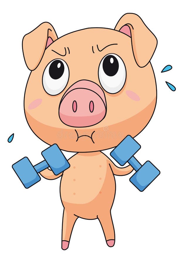 Weight Lifting Animal Stock Illustrations – 459 Weight Lifting Animal ...