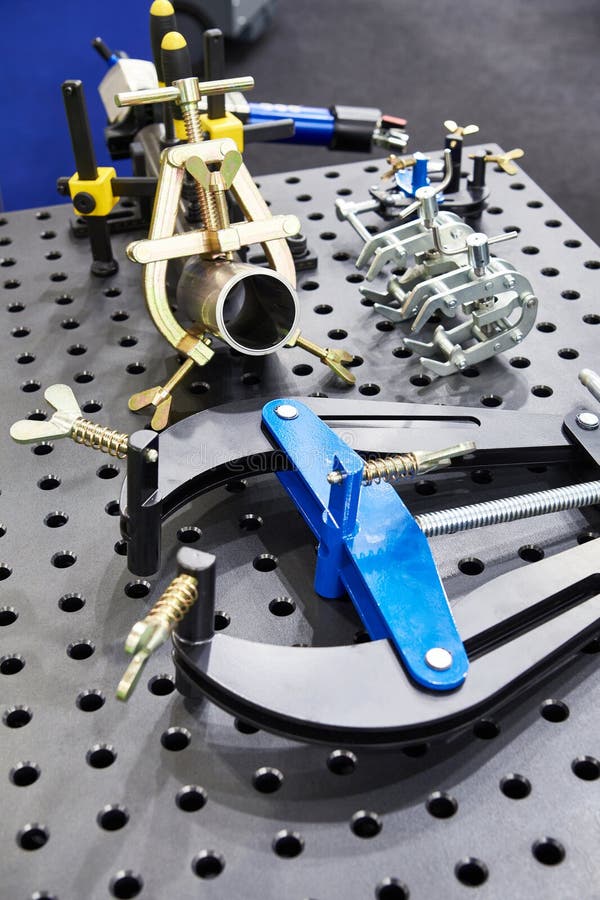 Fit Up and Alignment Tools for Pipes Stock Image - Image of maintenance ...