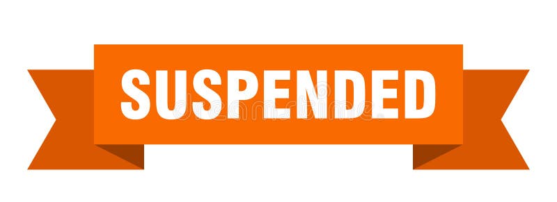 Fita Suspensa. Sinal De Banda Isolada Suspenso. Ilustração do Vetor ...