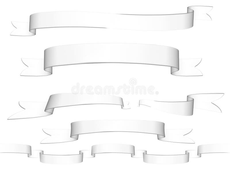 Fitas brancas do texto. ilustração stock. Ilustração de flexibilidade ...