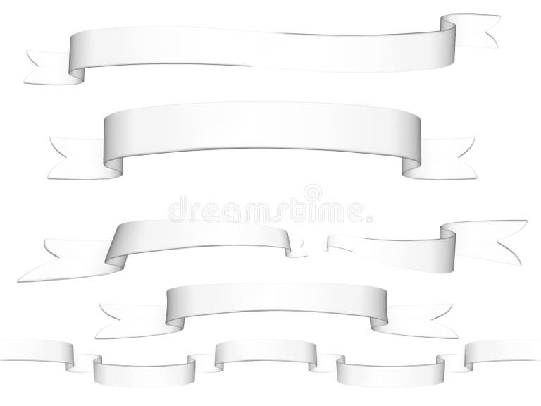 Fitas brancas do texto. ilustração stock. Ilustração de flexibilidade ...