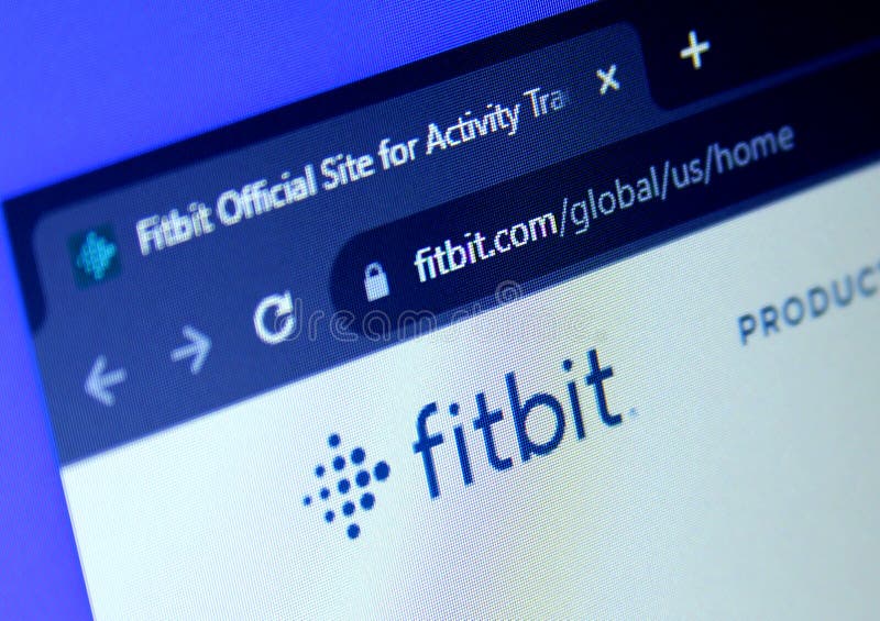 Fitbit Company Website Logo Editorial Stock Image - Image of fitbit ...