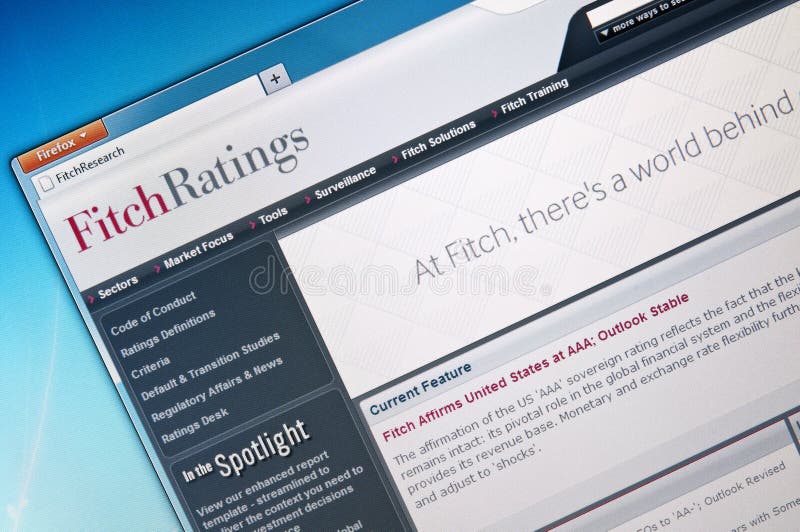 Fitch Ratings editorial stock photo. Image of benefit - 14360953