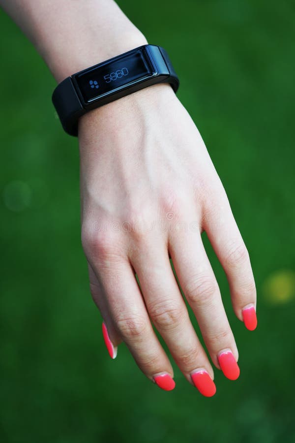 Fitness or Activity Tracker Stock Photo - Image of gadget, monitor ...