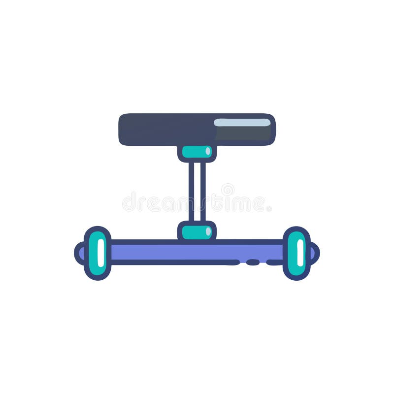 Fitness Adjustable Balance Board Icon Stock Image - Illustration of ...