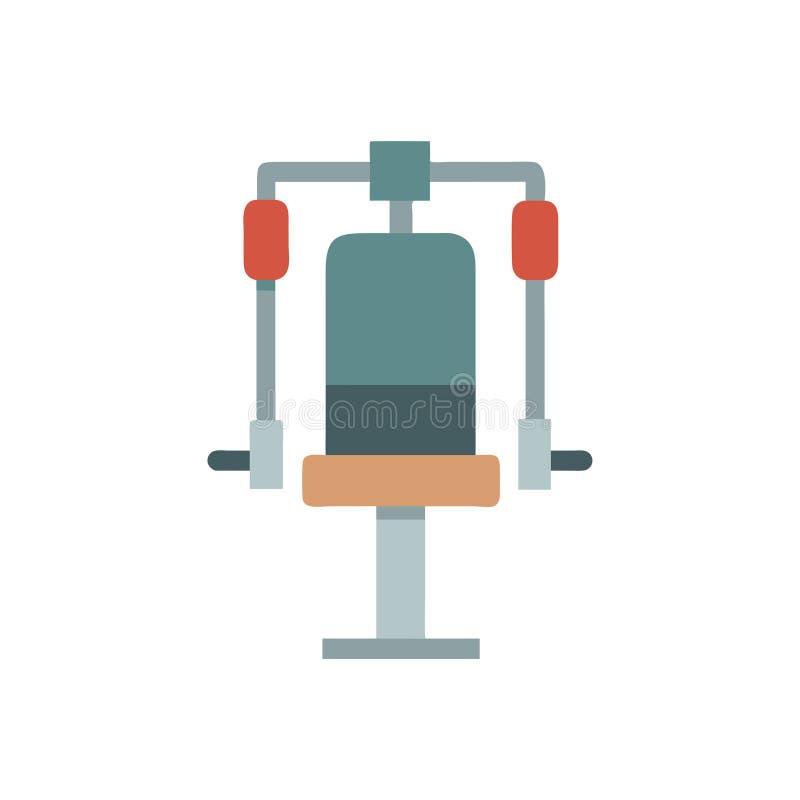 Fitness Adjustable Chest Press Machine Icon Stock Photo - Illustration ...