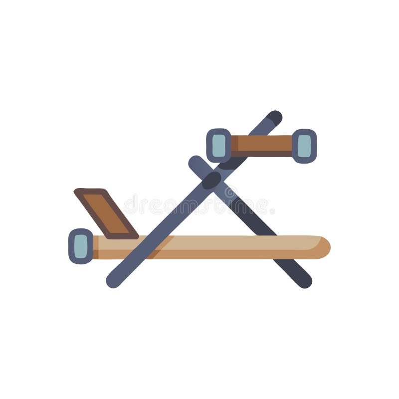 Fitness Adjustable Folding Rowing Machine Icon Stock Image ...