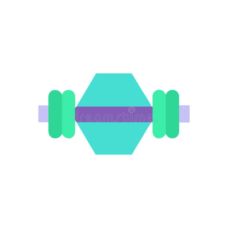 Fitness Adjustable Hex Dumbbell Icon Stock Photo - Illustration of ...