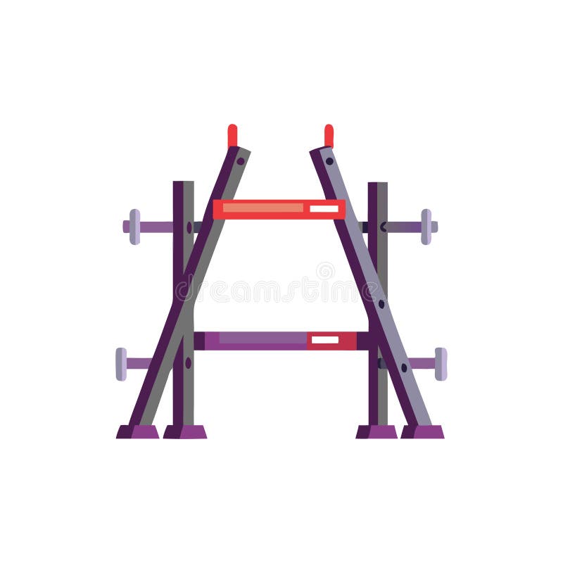 Fitness Adjustable Multi-Angle Squat Rack Icon Stock Photo ...