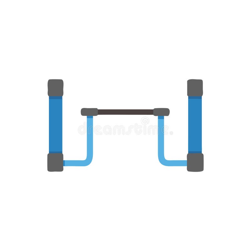 Fitness Adjustable Multi-Grip Pull-Up Bar Icon Stock Photo ...