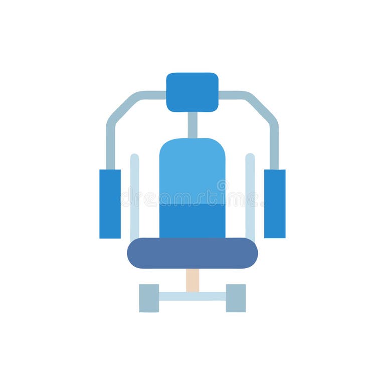 Fitness Adjustable Pec Deck Machine Icon Stock Illustration ...