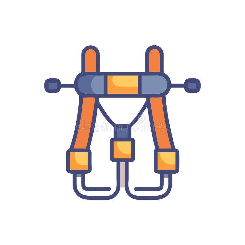Fitness Adjustable Power Training Harness Icon Stock Illustration ...