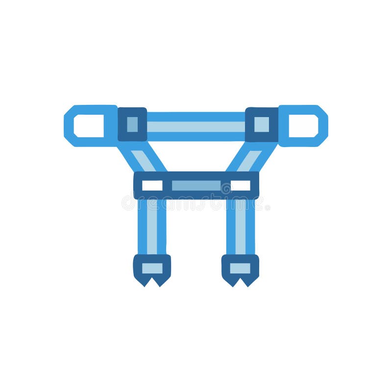 Fitness Adjustable Suspension Strap System Icon Stock Illustration ...