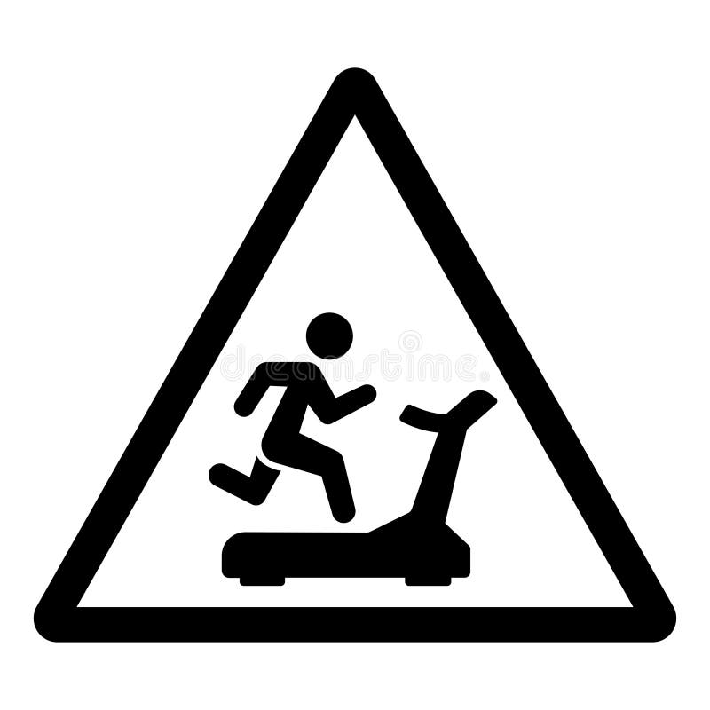 Fitness Area Symbol Sign, Vector Illustration, Isolate on White ...