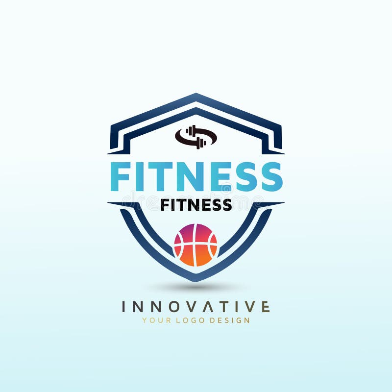Fitness Brand for Basketball Fitness Logo Design. Vector Logo Design ...