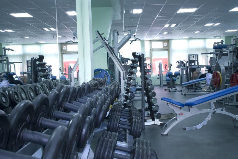 Man in fitness club stock image. Image of gymnasiums, health - 3691749