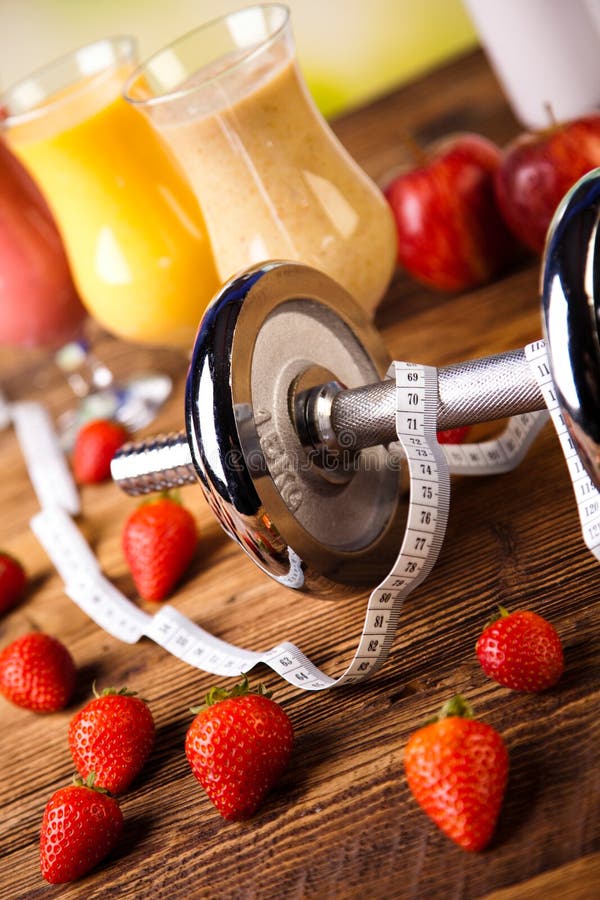 Fitness Cocktail, Healthy and Fresh Stock Photo - Image of food ...