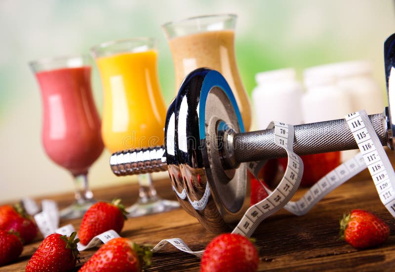 Fitness Cocktail, Healthy and Fresh Stock Photo - Image of healthy ...