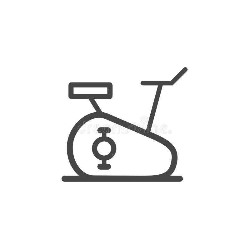 Fitness Cycling Icon, Bike Trainer Icon Stock Vector - Illustration of ...