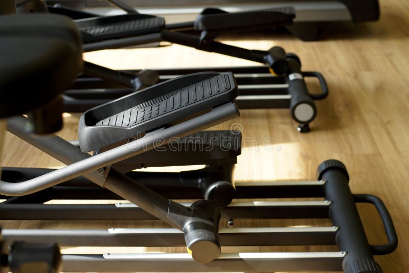 Fitness Equipment Step Machine Stock Photo - Image of elliptical ...