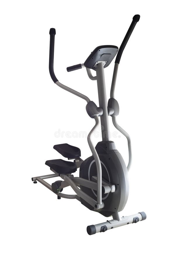 Fitness Exercise Device - Elliptical Trainer, Isolated on White Stock ...
