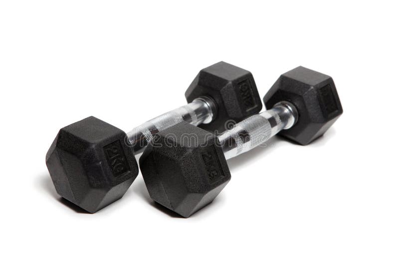 Fitness Exercise Equipment Dumbbell Weights Stock Image - Image of ...