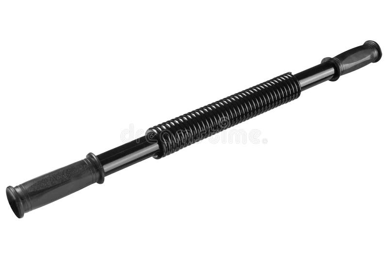 Fitness Expander with Spring, Similar To Stick, on White Background ...
