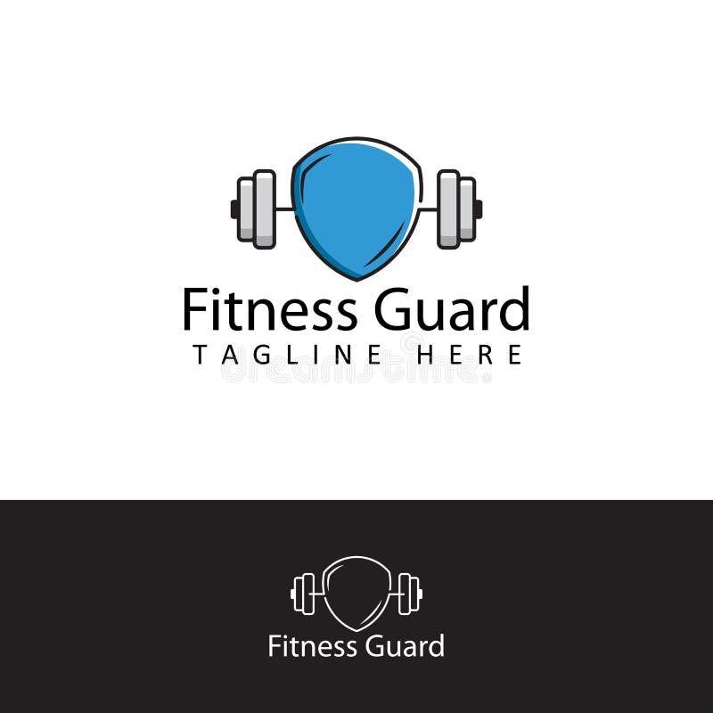 Fitness Guard Logo Template Design Vector Stock Vector - Illustration ...