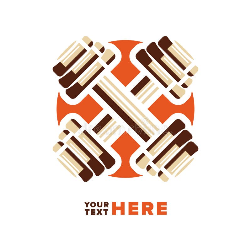 Fitness Gym Creative Logo Vector Art Design Stock Vector - Illustration ...