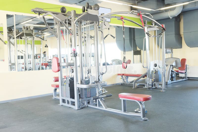 Fitness hall stock photo. Image of healthy, muscle, athletic - 54127300