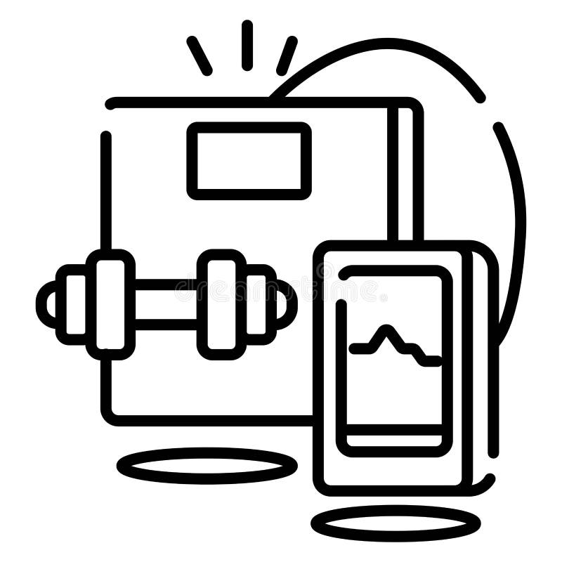 Fitness Icon vector stock illustration. Illustration of boxing - 143347206