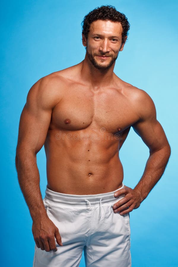 Man in kilt stock image. Image of fitness, exercising - 32285789