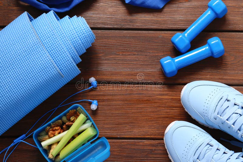 Fitness items stock photo. Image of items, workout, accessories - 174466042