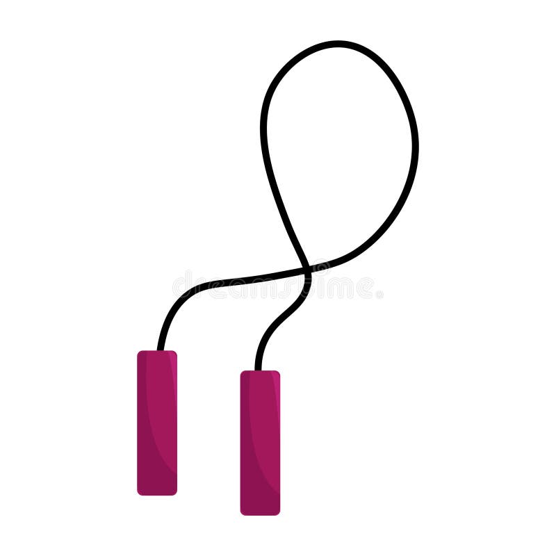 Fitness jump rope. Vector stock vector. Illustration of fitness - 379194190