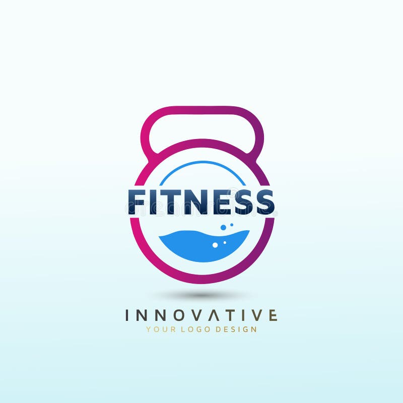 Fitness Lab Fitness Logo Design. Dumbbell Icon Vector Logo Design ...