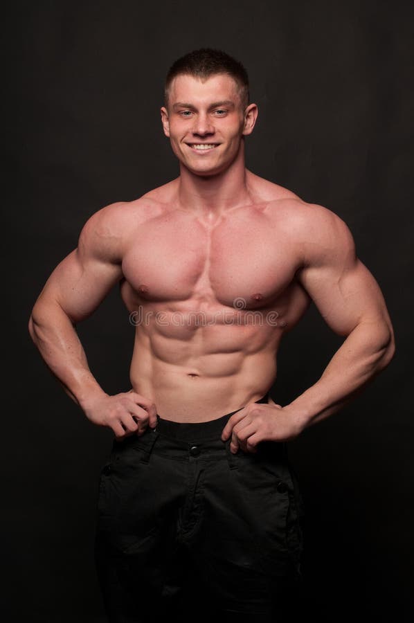 Fitness model stock photo. Image of pecs, exercise, strong - 193719452