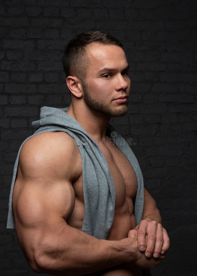 Fitness model stock photo. Image of body, macho, sport - 210719668