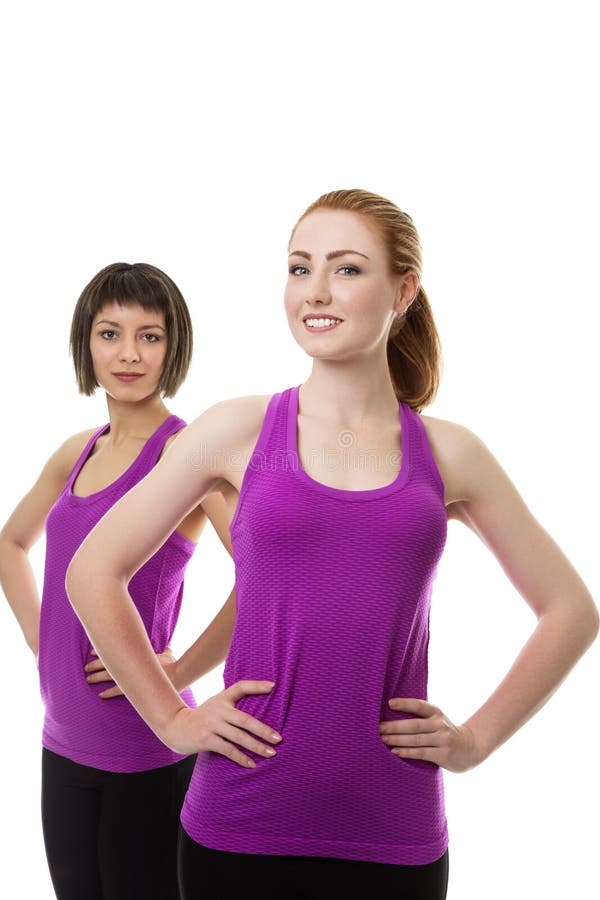 Fitness Models stock photo. Image of attractive, standing - 55070256