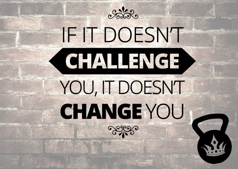 Fitness motivation quotes stock illustration. Illustration of fitness ...