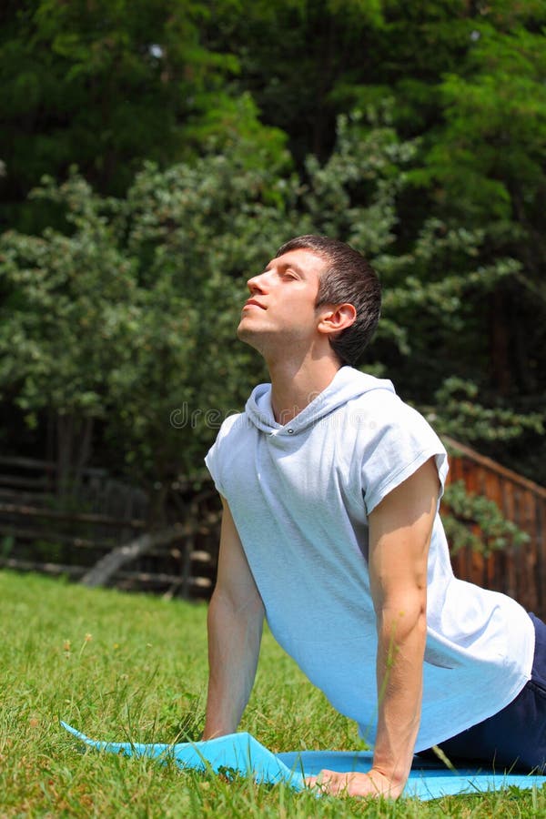 Fitness in nature stock photo. Image of human, exercise - 26949970