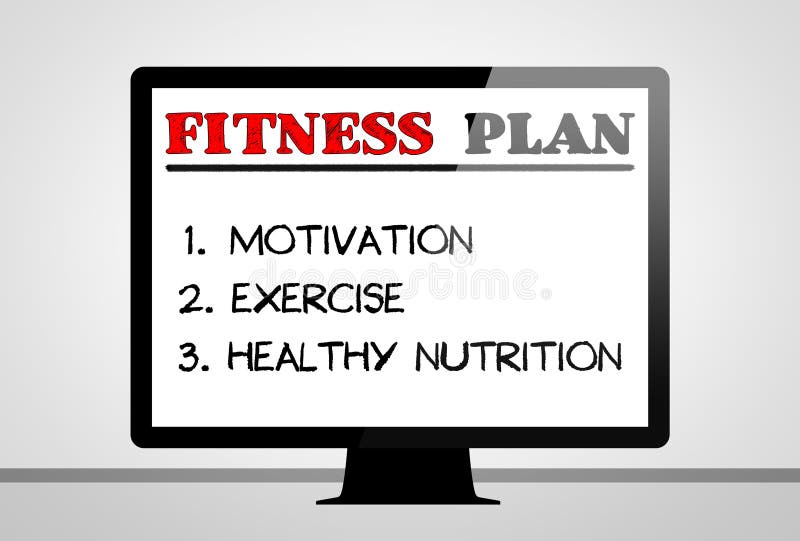 Fitness Plan Abstract Colorful Background Bokeh Design Illustration ...