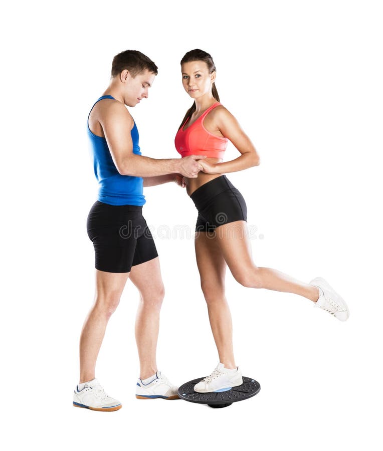 Fitness portrait stock image. Image of stability, caucasian - 29678477