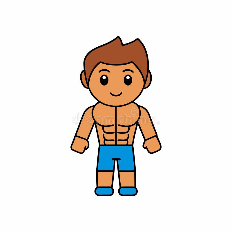 Icon Fitness Themed Boy Graphic Stock Illustrations – 3 Icon Fitness ...
