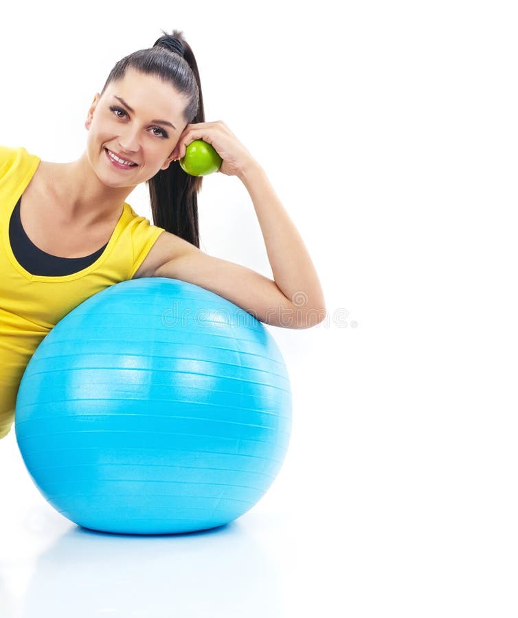 Fitness time stock image. Image of isolated, single, happy - 27285115