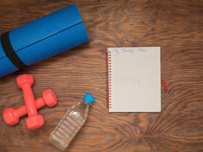 Fitness Time, Everything is Ready for a Good Workout Stock Photo ...