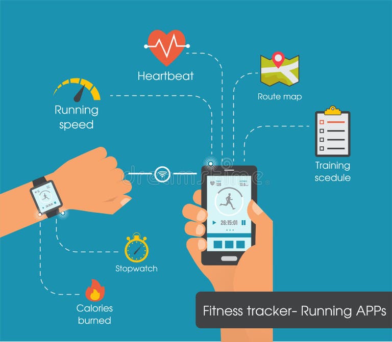 Fitness Tracker Stock Illustrations – 18,308 Fitness Tracker Stock ...