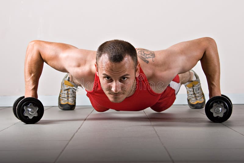 Fitness gym training stock photo. Image of lifestyle, biceps - 916430