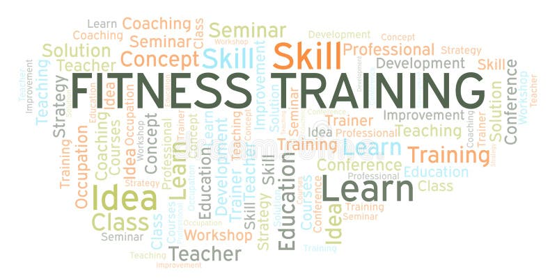 Fitness Training Word Cloud Stock Illustrations – 1,819 Fitness ...